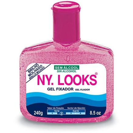 Gel Fixador Ny Looks Fator 2 Brilho Molhado 240ml - Farma 22