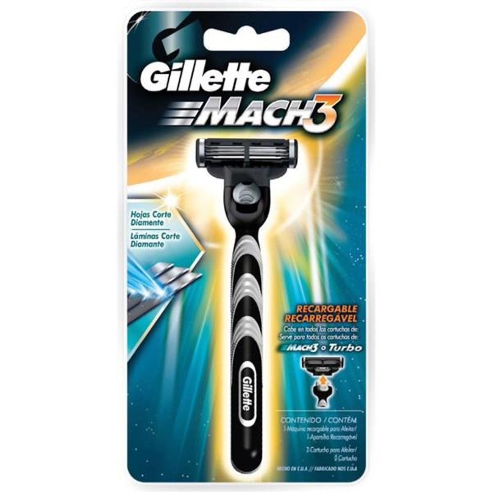 Aparelho de Barbear Gillette Mach3 Regular - Farma 22