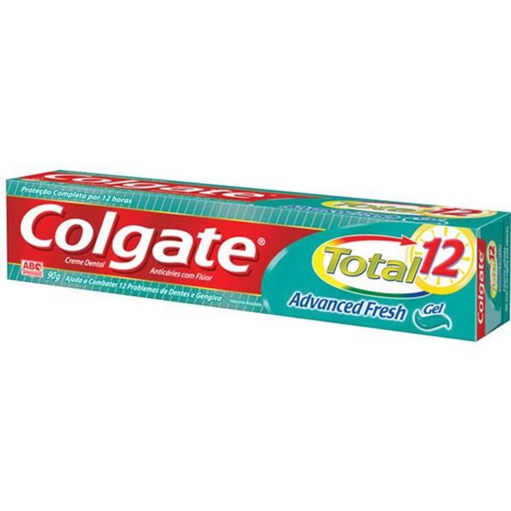 Creme Dental Colgate Total 12 Advanced Fresh 90g - Farma 22