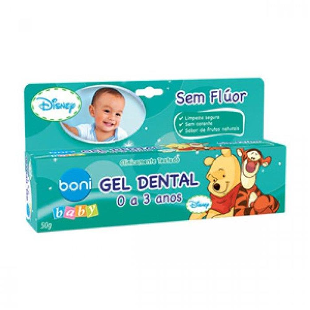 Gel Dental Boni Baby Sem Flúor 50g - Farma 22