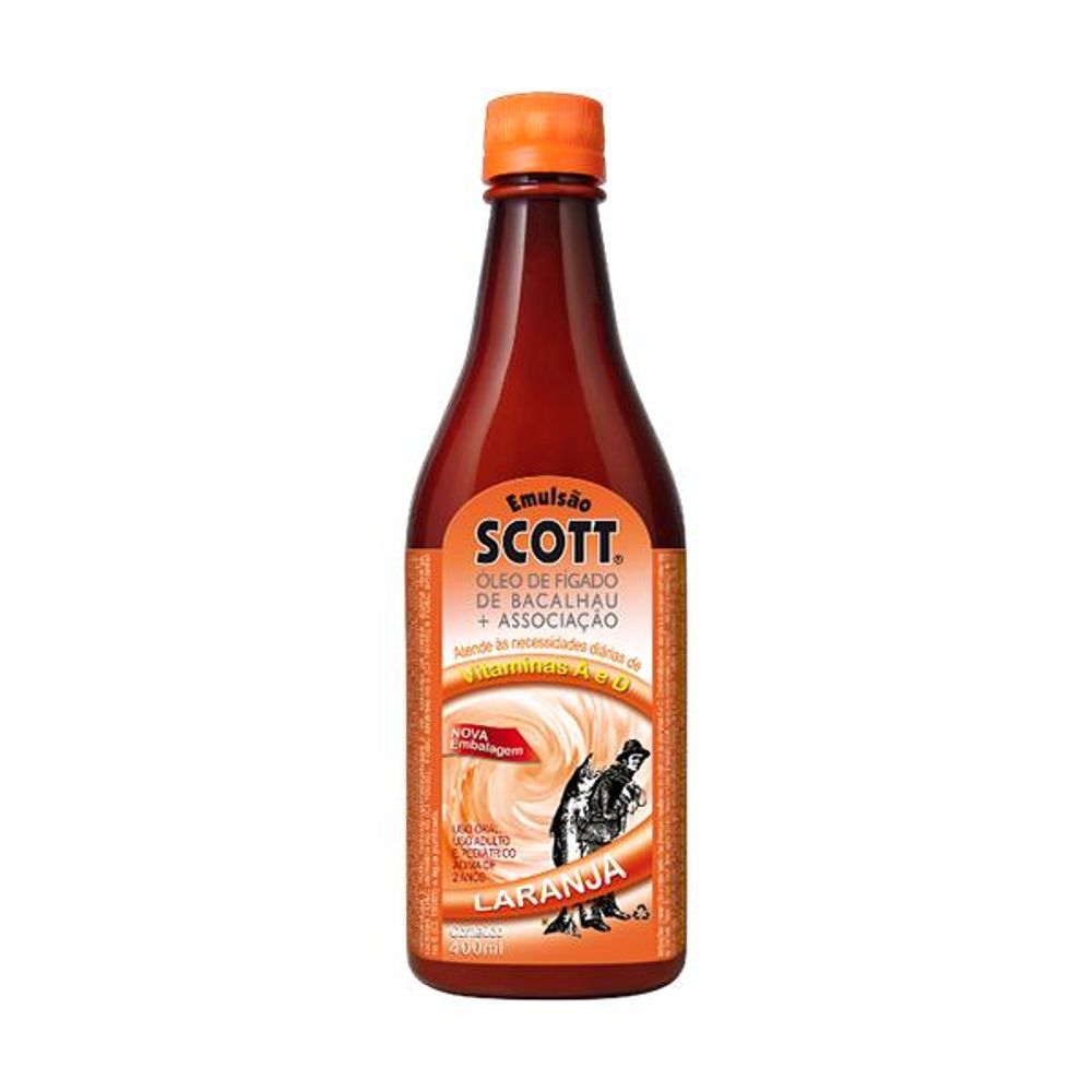 Emulsão Scott Sabor Laranja 200ml - Farma 22