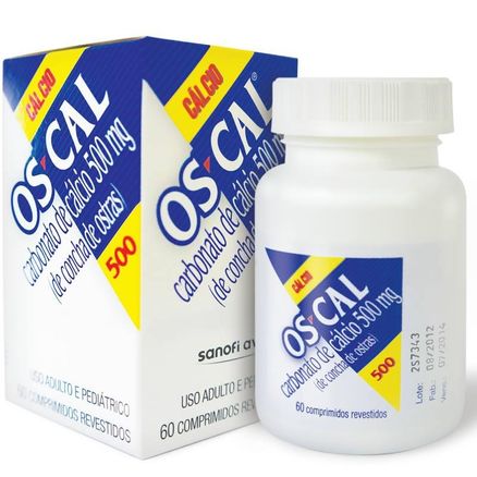 Os-Cal 500mg 60 comprimidos revestidos - Farma 22
