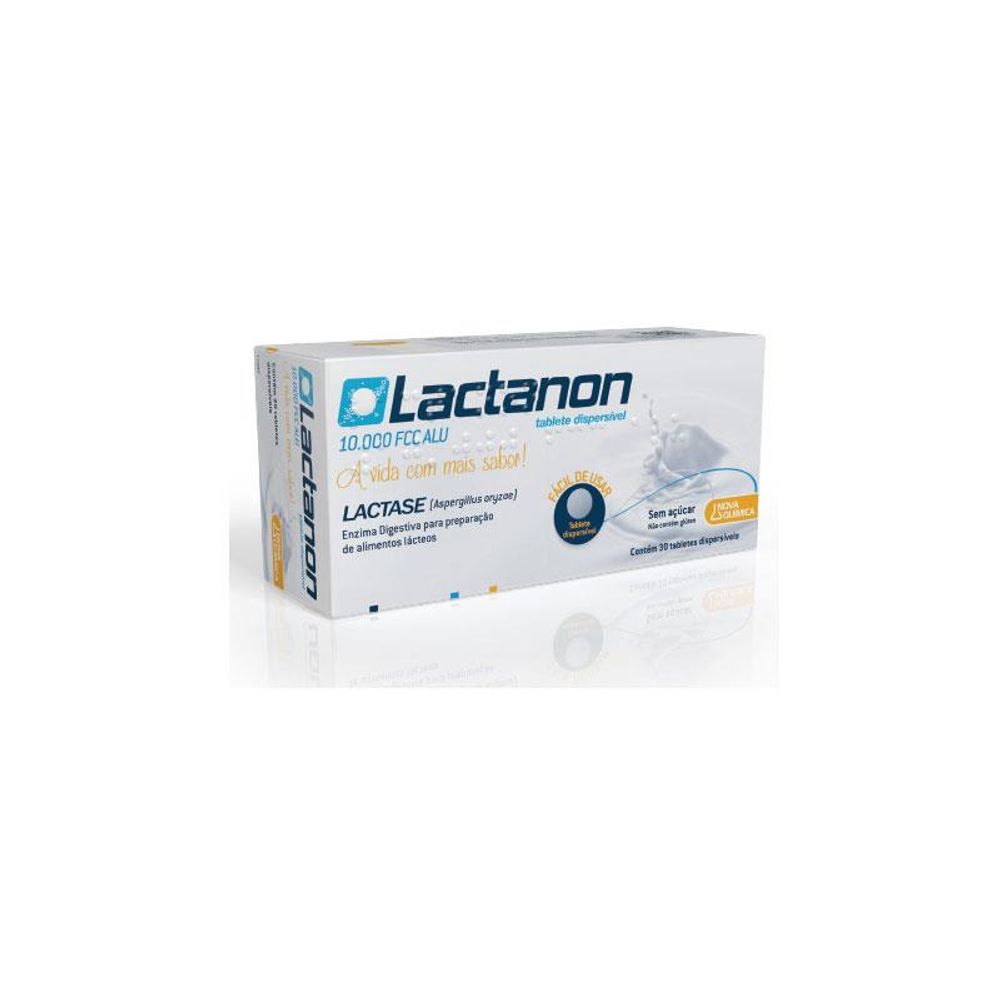 Lactanon 10000 FCC ALU 30 tabletes dispersíveis - Farma 22