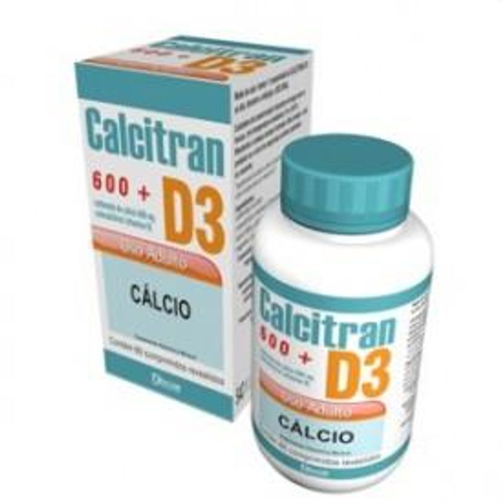 Calcitran D3 600mg 60 comprimidos - Farma 22