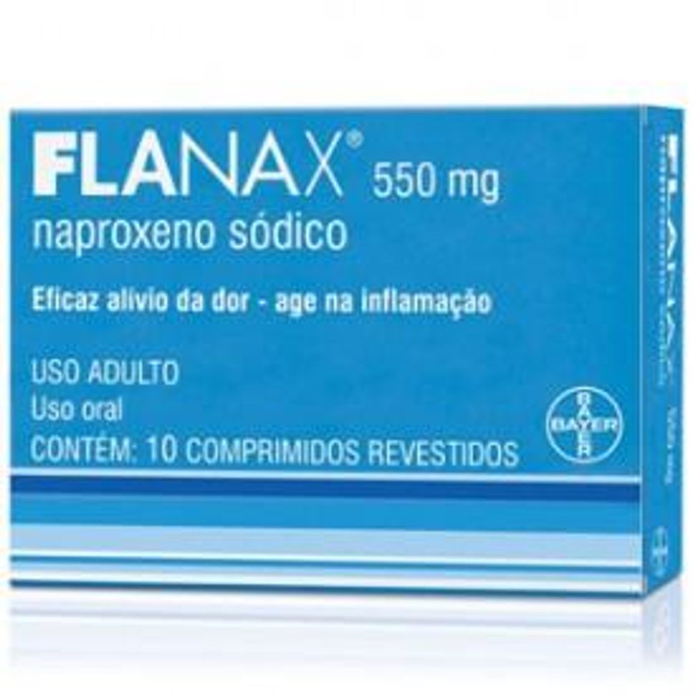 Flanax 550mg 10 comprimidos - Farma 22
