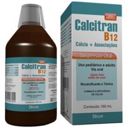 Calcitran B12 Suspensão Oral 150mL - Farma 22