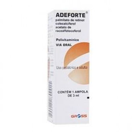 Adeforte Solução Oral 1 Ampola de 3mL - Farma 22