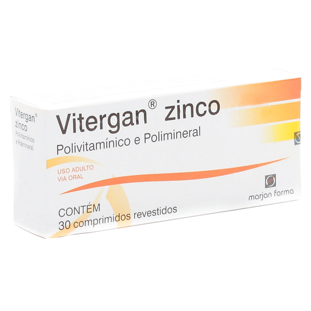 Vitergan Zinco 30 comprimidos - Farma 22