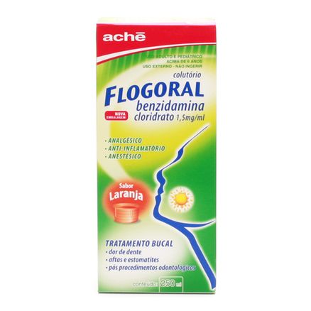 Flogoral 250ml colutório Sabor Laranja - Farma 22