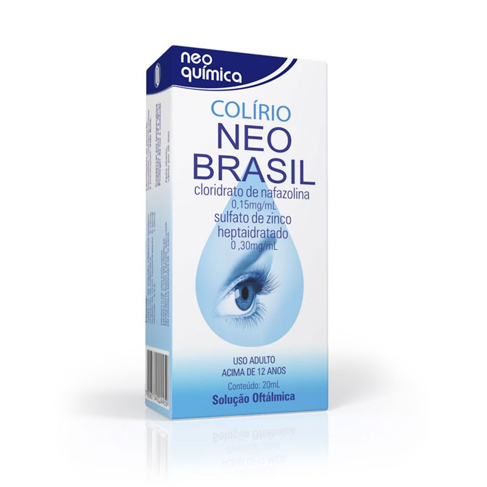 Colírio Neo Brasil Solução Oftálmica 20ml - Farma 22
