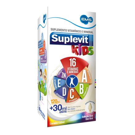 Suplevit Kids Suplemento Vitaminico Mineral - Farma 22