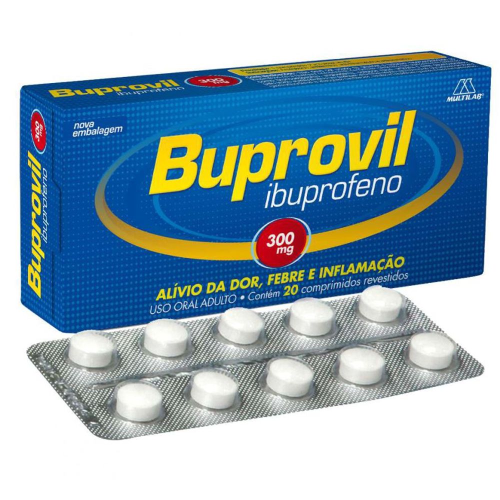 Buprovil 300mg 20 comprimidos revestidos - Farma 22