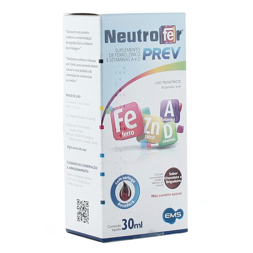 Neutrofer Prev Suspensao Oral 30ml - Farma 22