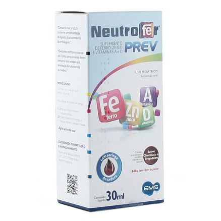Neutrofer Prev Suspensao Oral 30ml - Farma 22
