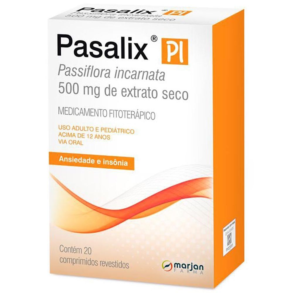 Pasalix PI 500mg 20 comprimidos revestidos - Farma 22