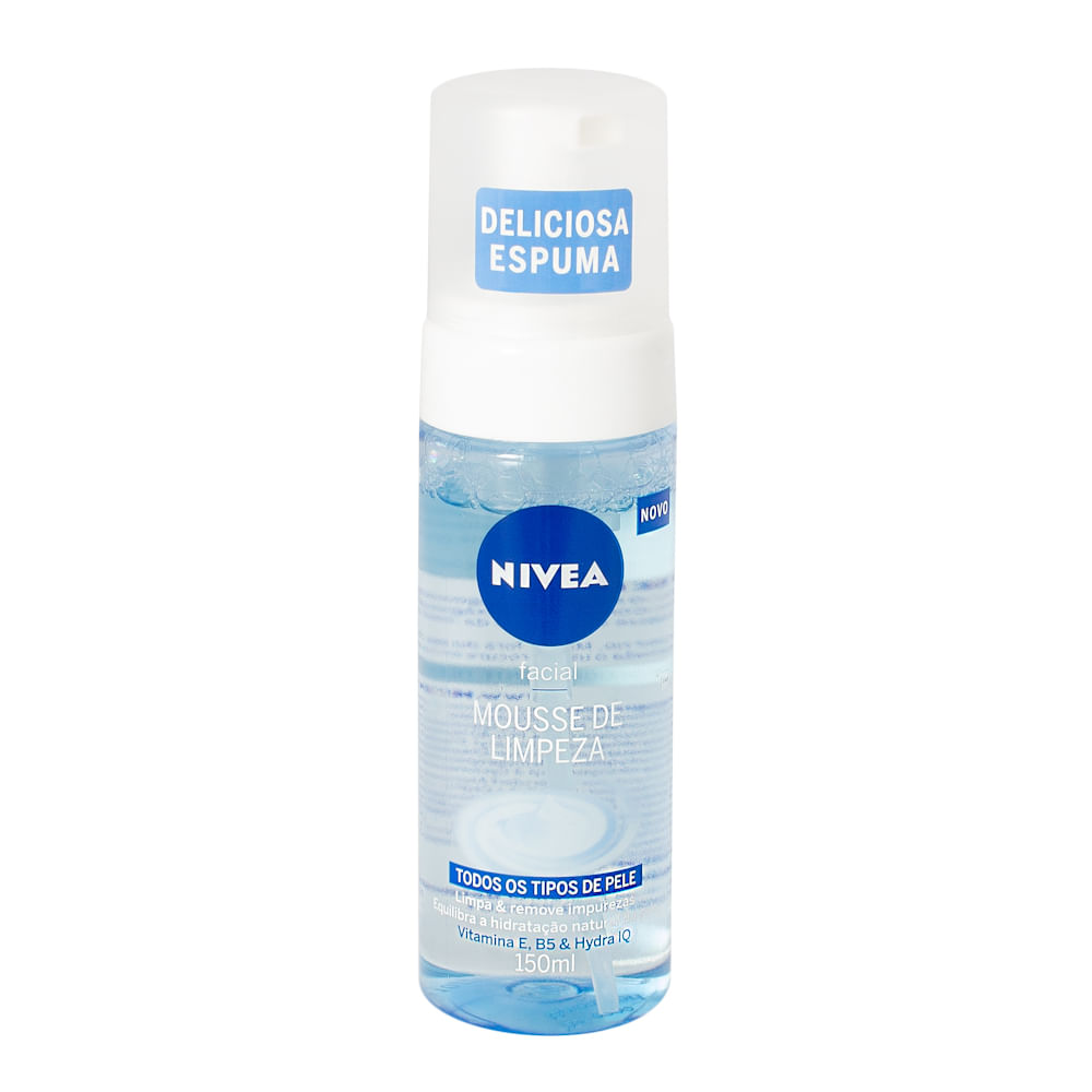 Mousse Nivea Limpeza Facial Todos os Tipos de Pele - Farma 22