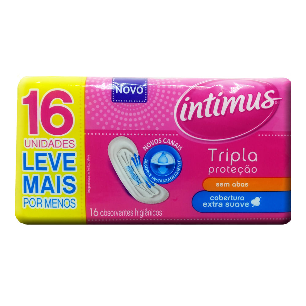 Absorvente Sem Abas Intimus Gel Tri Protect Suave - Farma 22