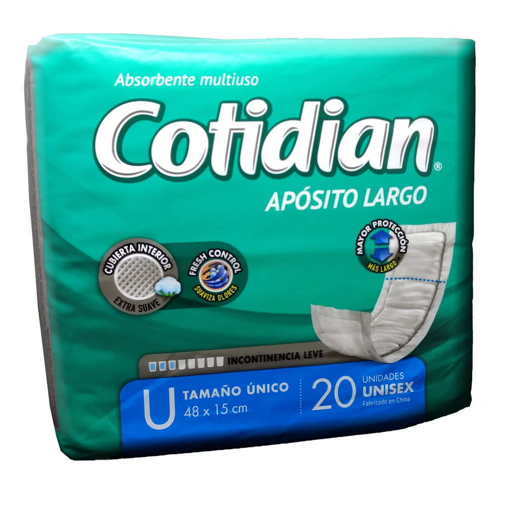 Absorvente Geriatrico Cotidian Longo 20 Unidades - Farma 22