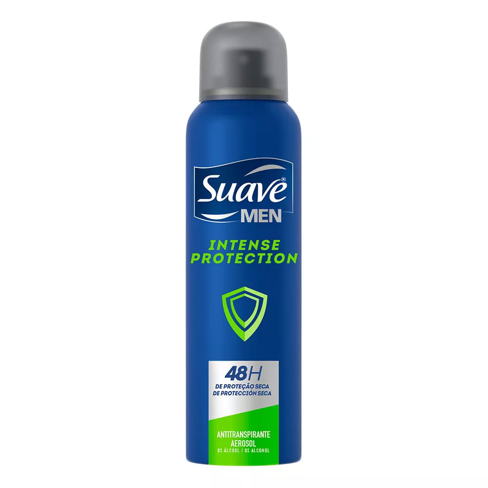 Desodorante Aerosol Suave Men Intense Protection Antitranspirante 48h ...