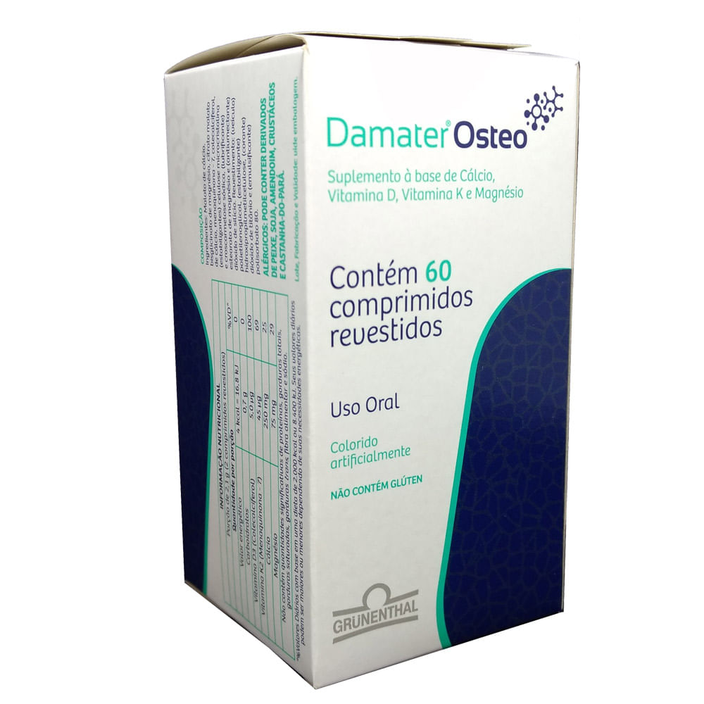 Damater Osteo 60 comprimidos revestidos - Farma 22