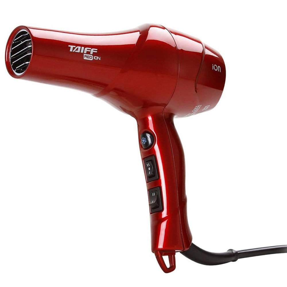 Secador Profissional Taiff Red Ion 1900 Watts Vermelho - Farma 22