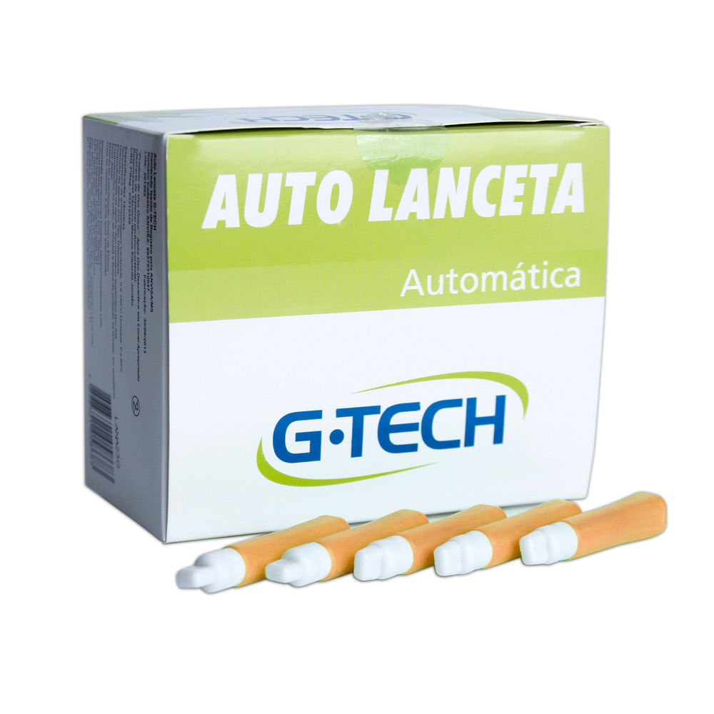 Auto Lanceta Automatica G-Tech 28G 100 Unidades - Farma 22