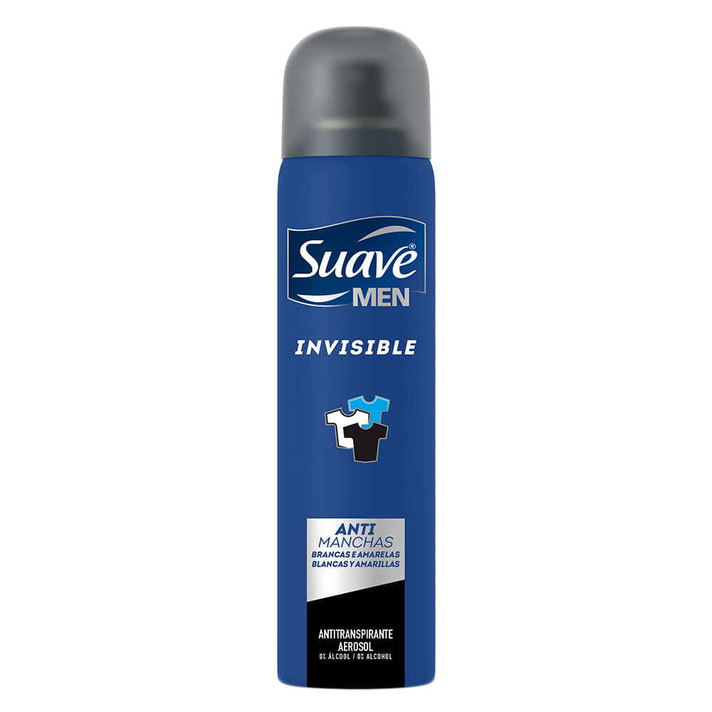 Desodorante Suave Men Invisible Aerosol Antitranspirante 48h 150ml ...