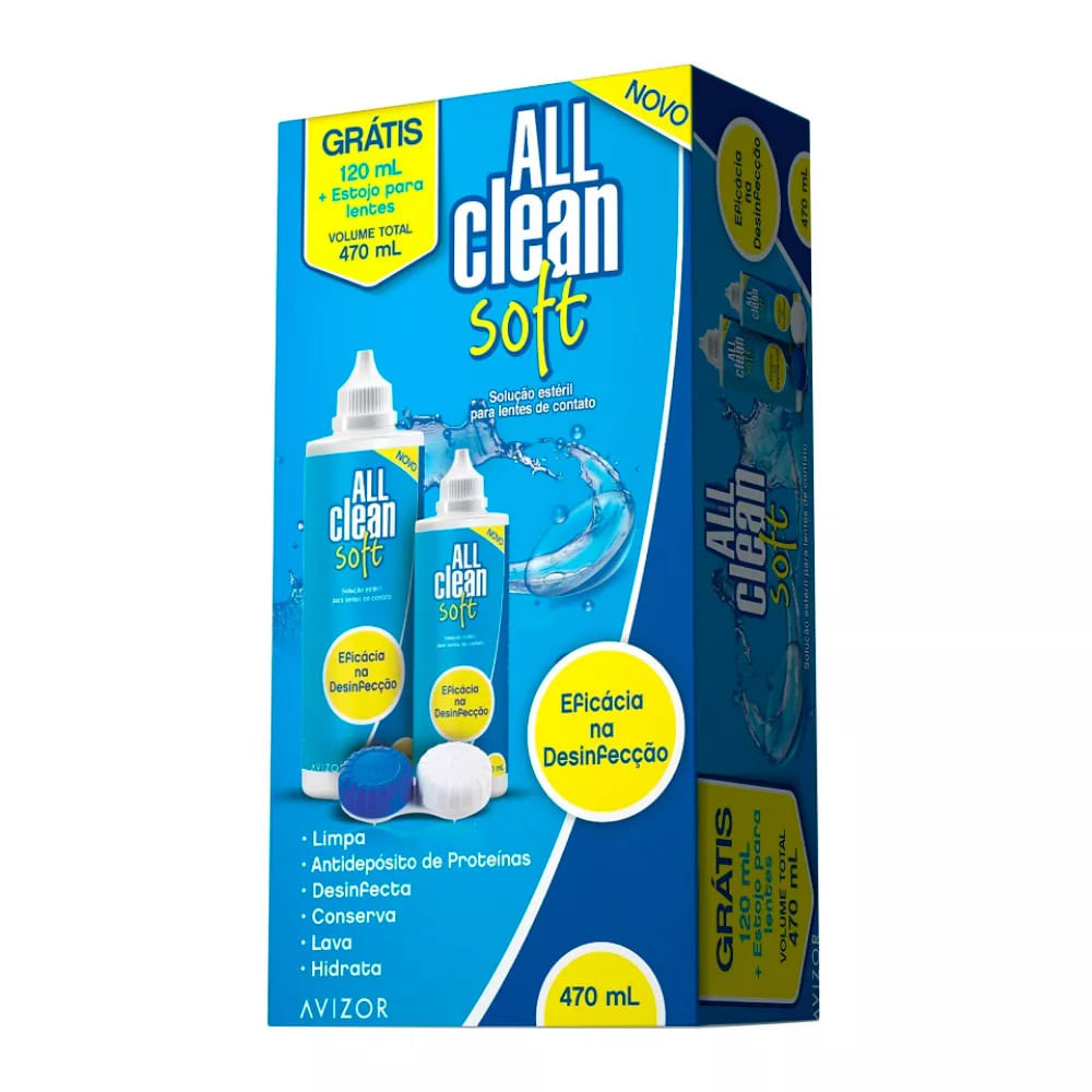 All Clean Soft Solucao Multiproposito para Lentes de Contato ...