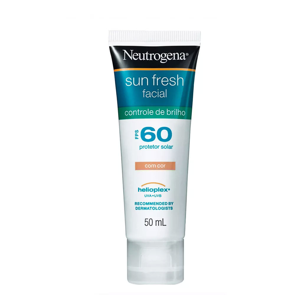 Protetor Solar Facial Neutrogena Sun Fresh Controle de Brilho FPS 60 ...