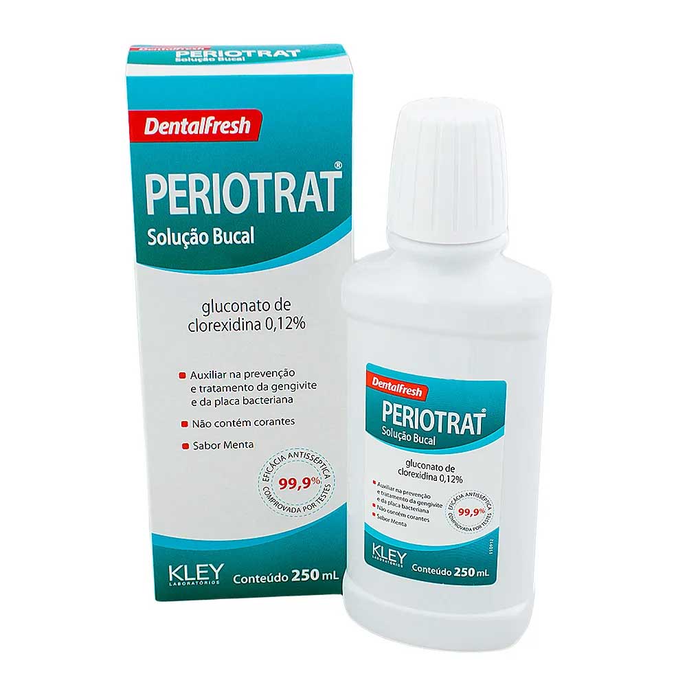 Solucao Bucal Periotrat Menta 250ml - Farma 22