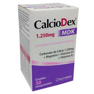 CalcioDex MDK 1250mg 30 comprimidos - Farma 22