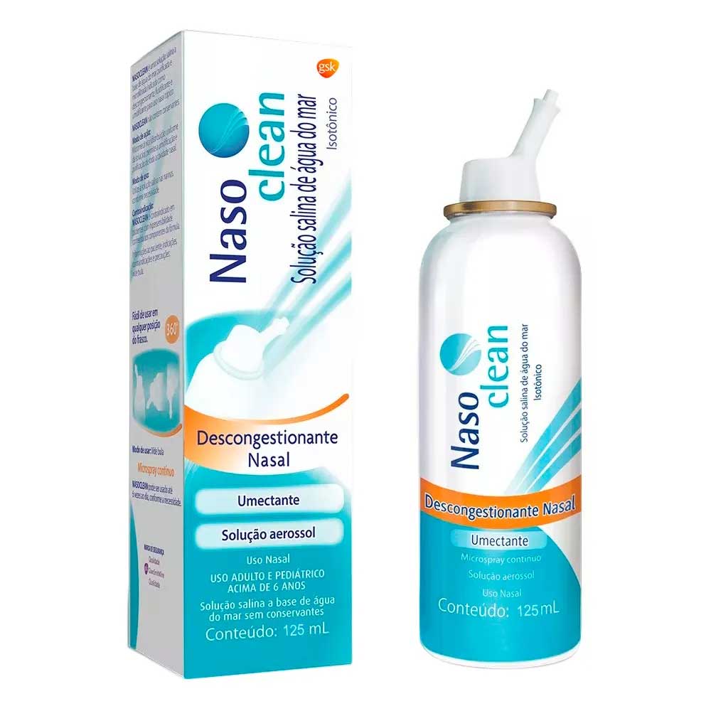 Nasoclean Solucao Nasal Spray 125ml - Farma 22