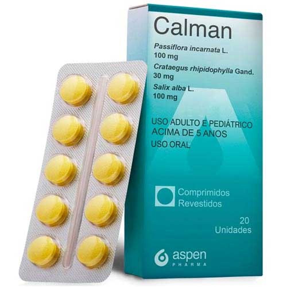 Calman 20 comprimidos revestidos - Farma 22
