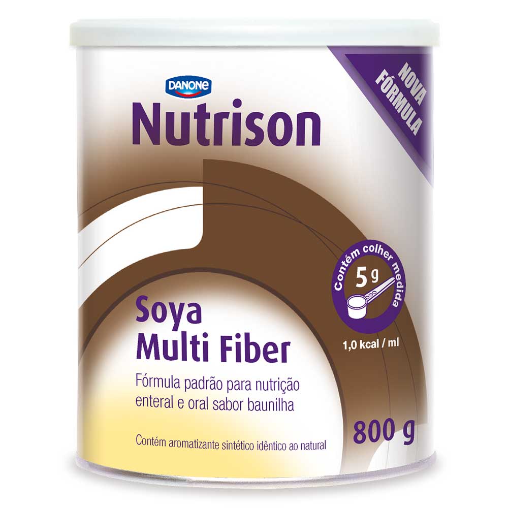 Kit Nutrison Soya Multi Fiber Baunilha 6 unidades de 800g - Farma 22