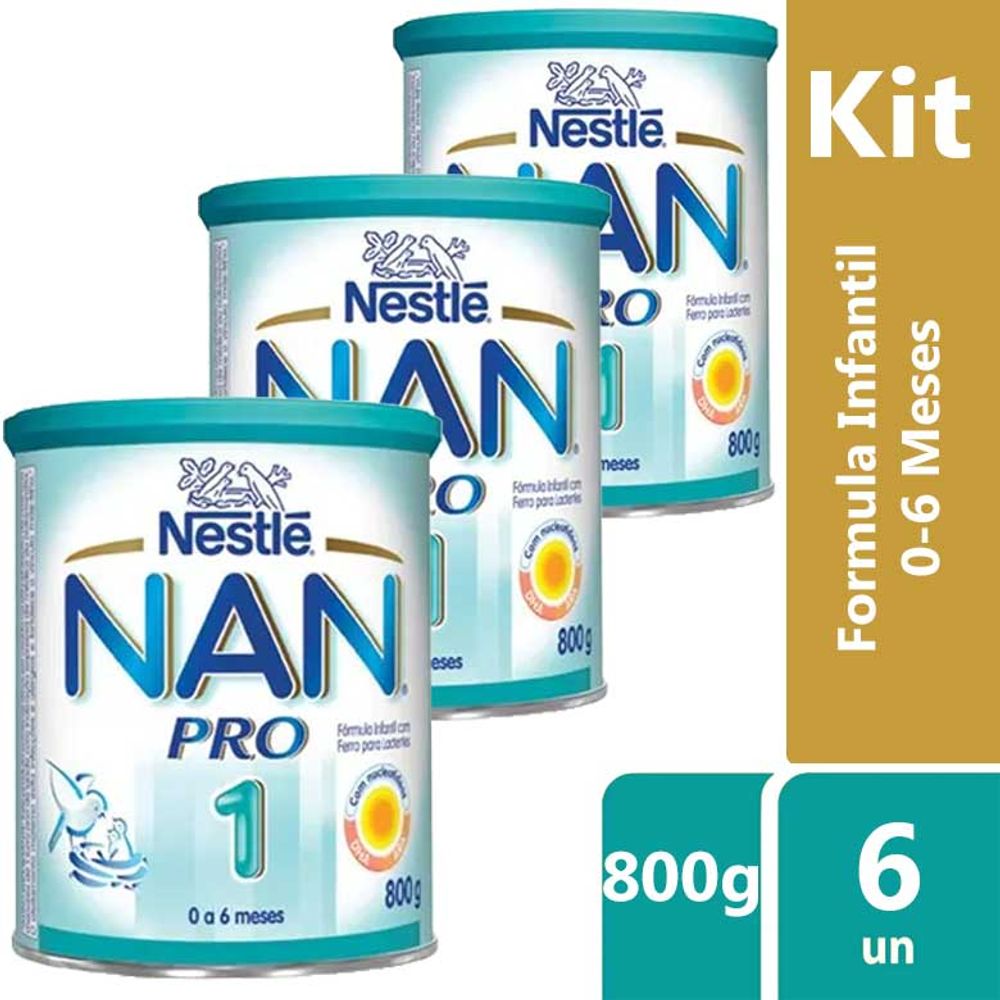 Kit Nan Pro 1 800g 6 unidades - Farma 22
