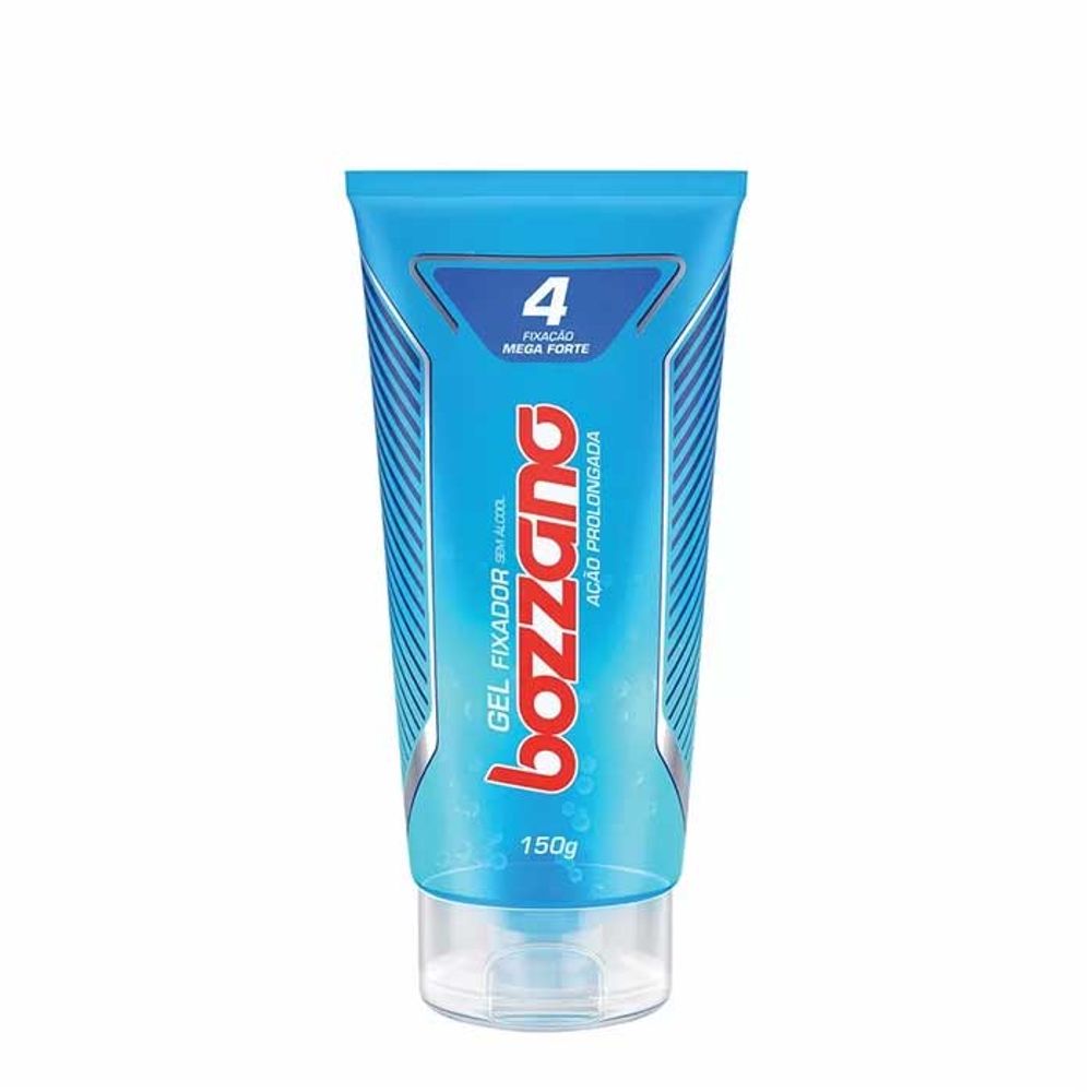 Gel Fixador de Cabelo Bozzano 4 Azul Extra Forte 150g - Farma 22