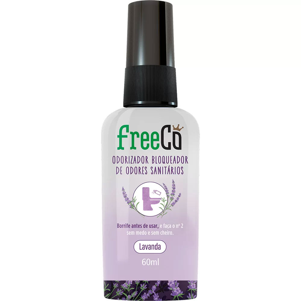 FreeCo Bloqueador de Odores Sanitarios Lavanda 60ml - Farma 22