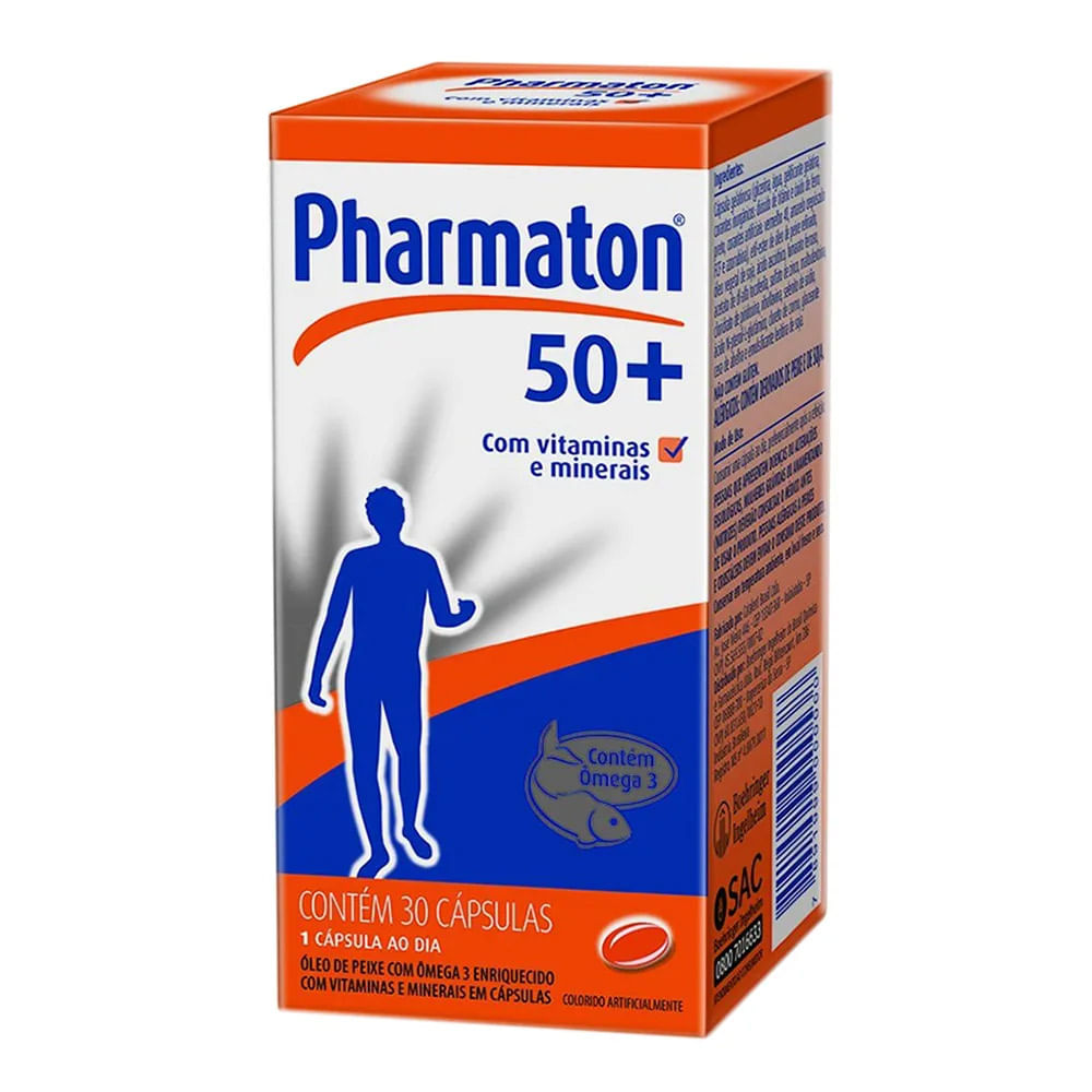 Pharmaton 50+ 30 capsulas - Farma 22