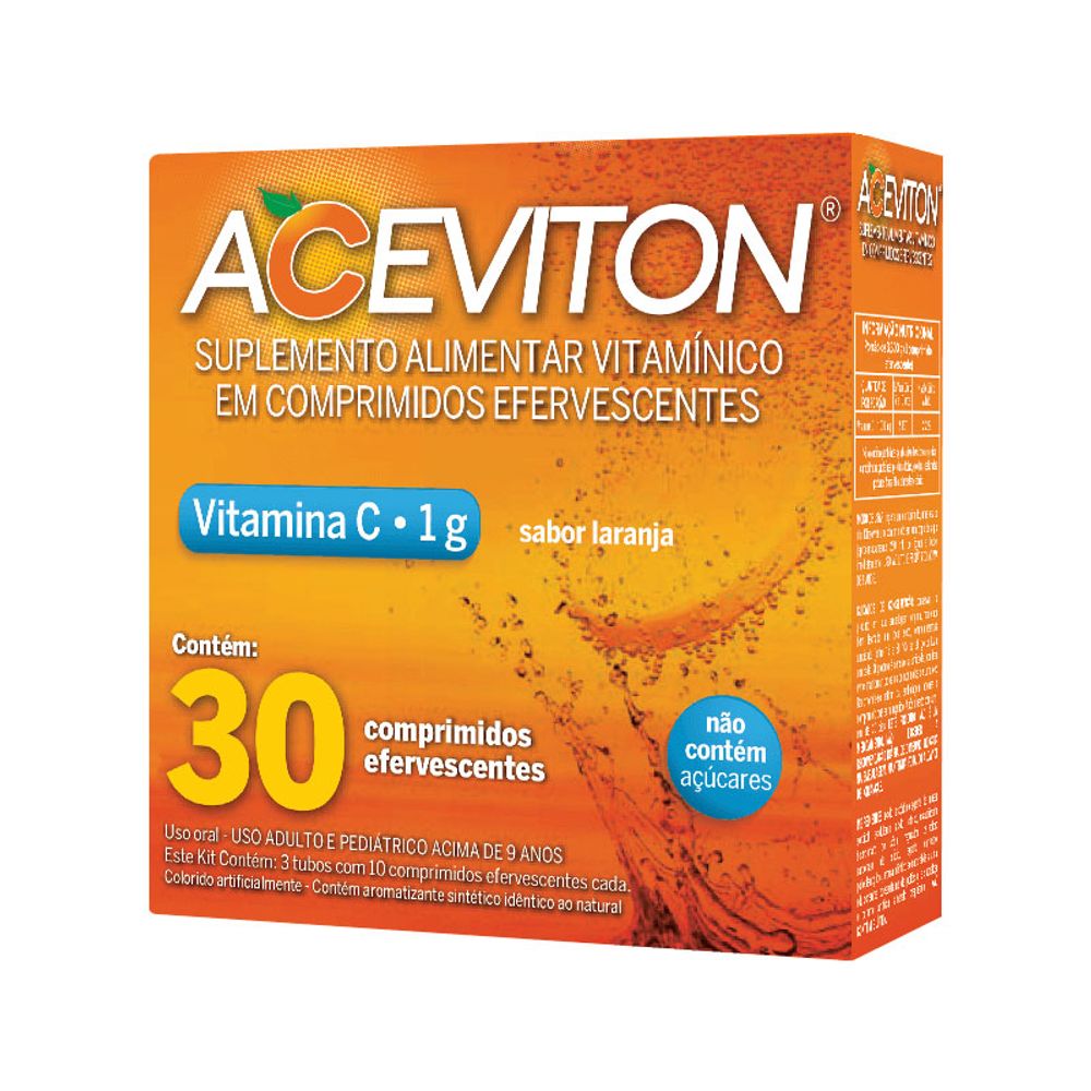 Aceviton 1g 30 comprimidos efervescentes - Farma 22