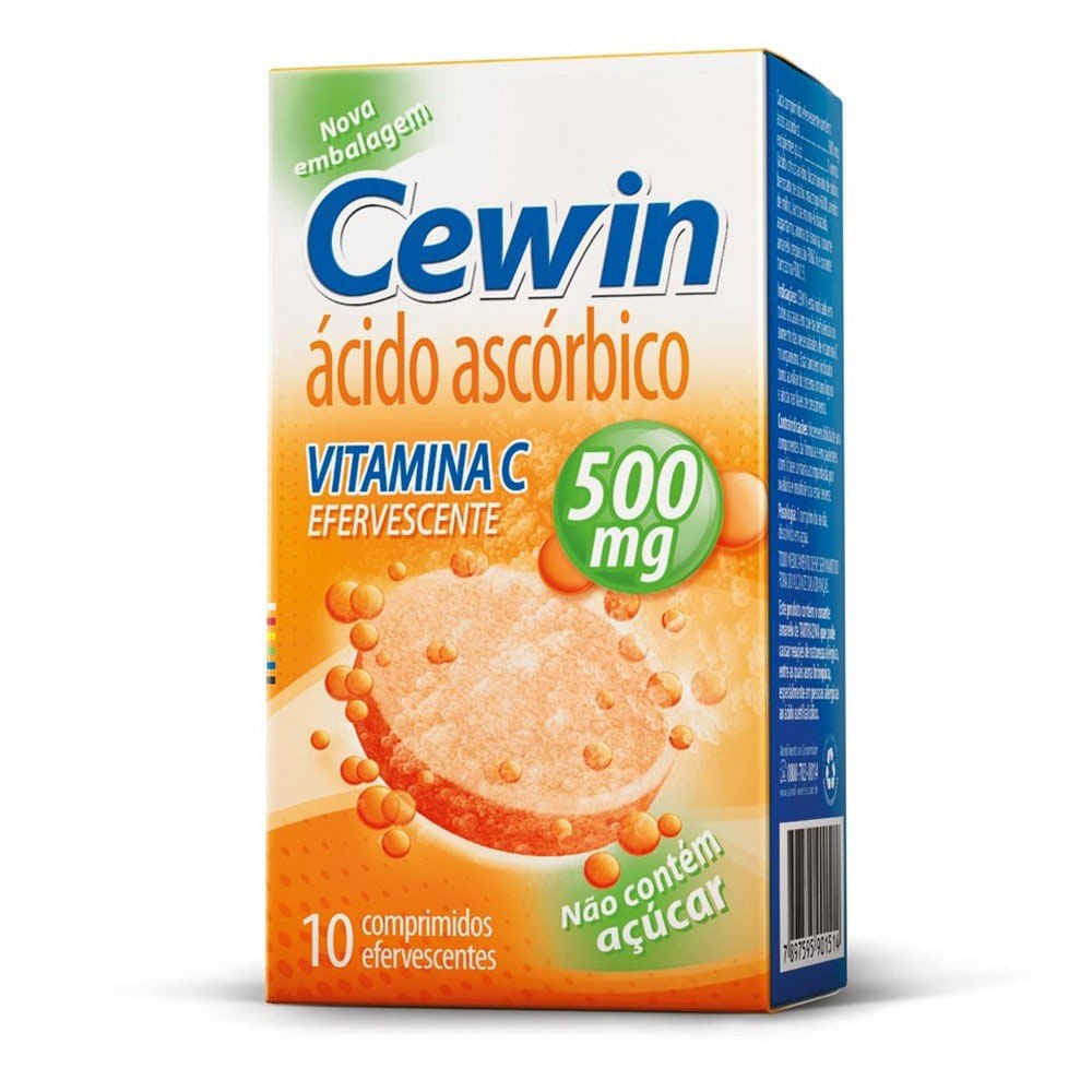 Cewin 500mg 10 comprimidos efervescentes - Farma 22