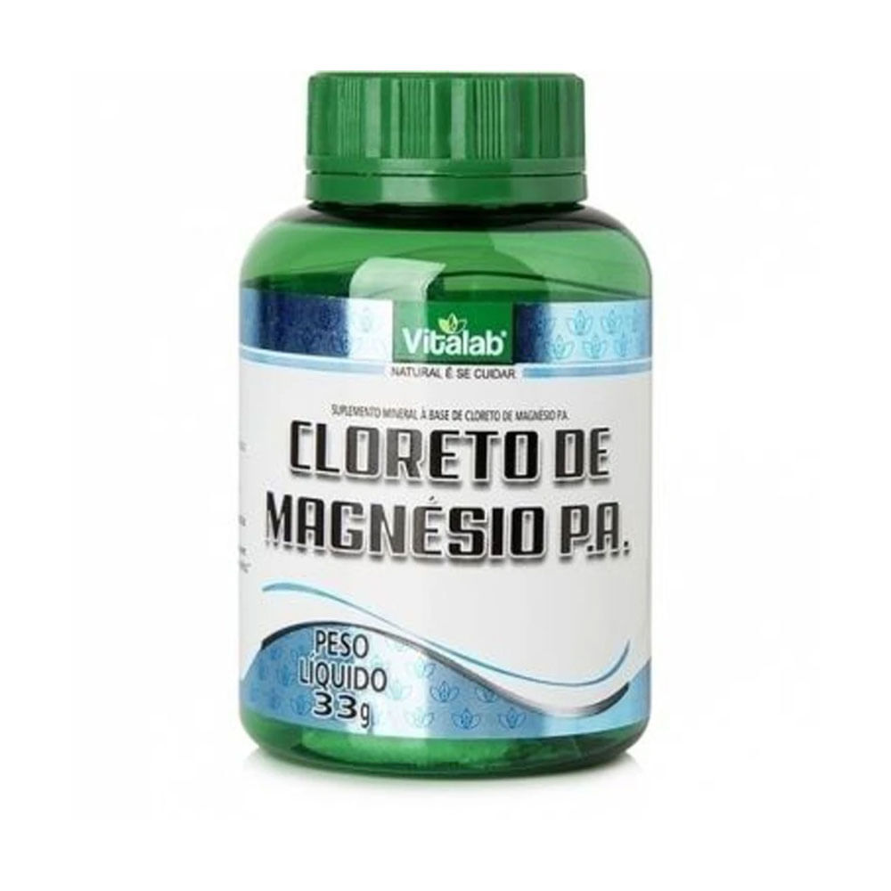 Cloreto de Magnesio PA Vitalab em Po 33g - Farma 22