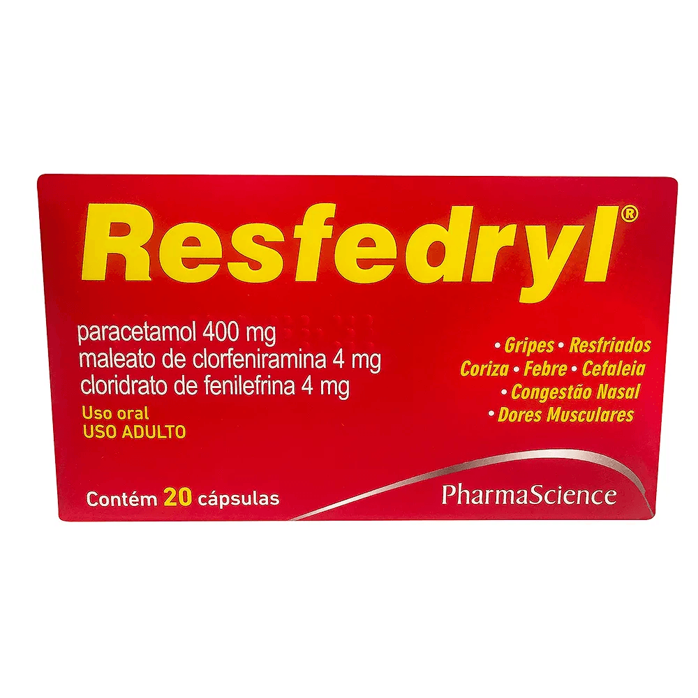 Resfedryl 20 capsulas - Farma 22