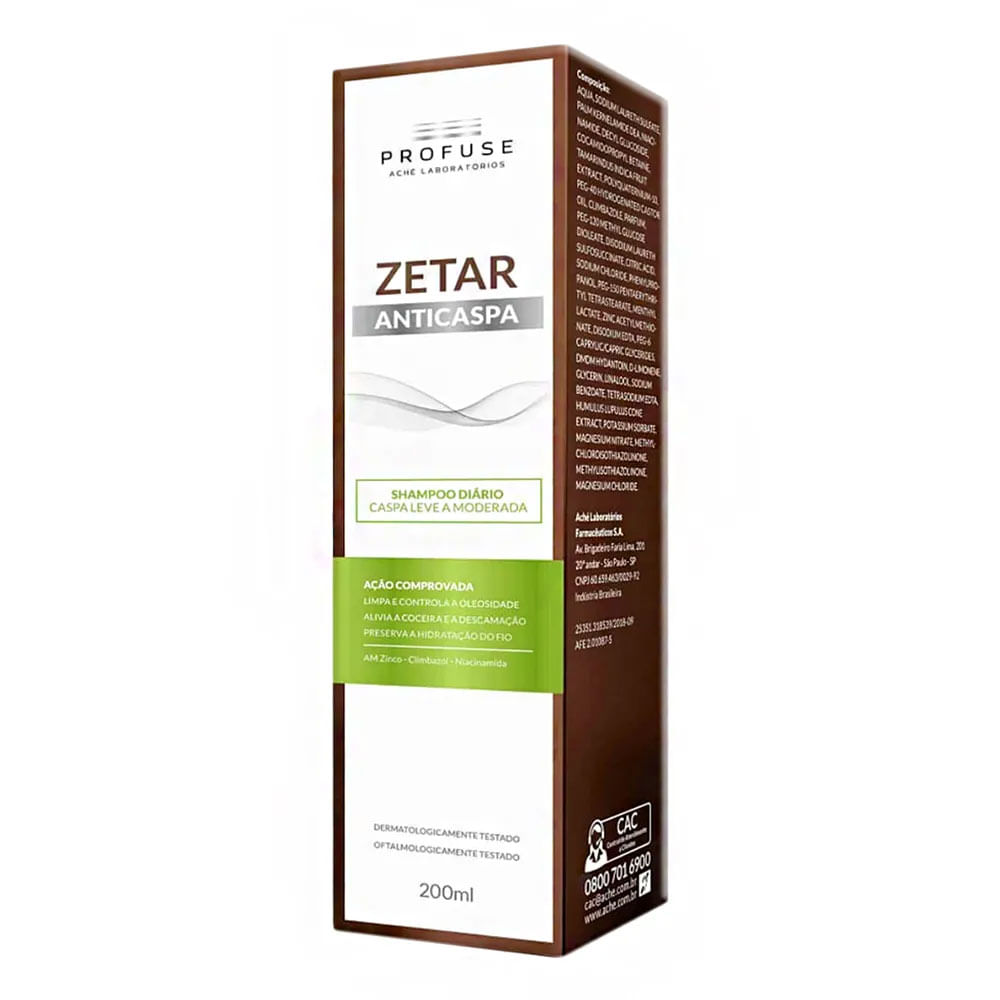 Profuse Zetar Shampoo Anticaspa Diario 200ml - Farma 22
