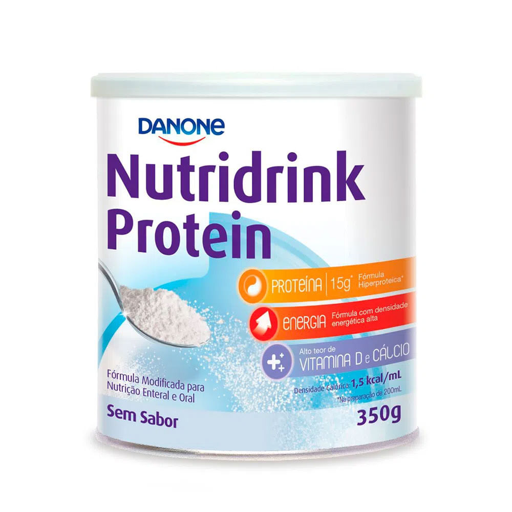 Nutridrink Protein Pó Sem Sabor 350g - Farma 22