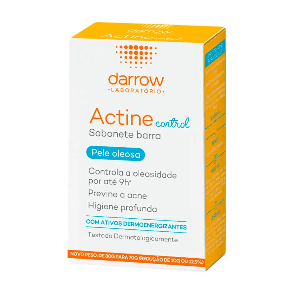 Actine Control Darrow Sabonete em Barra Pele Oleosa 70g - Farma 22