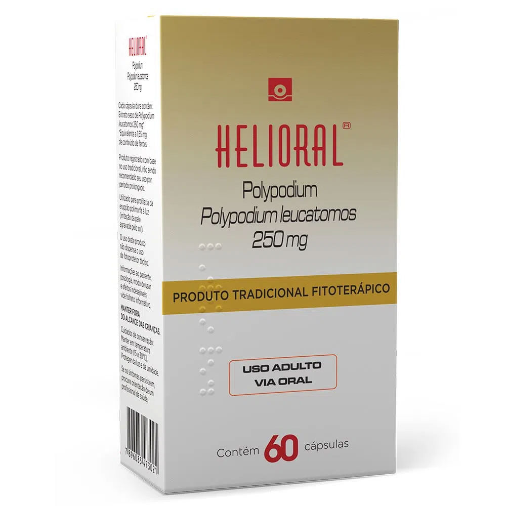 Helioral 250mg 60 cápsulas - Farma 22