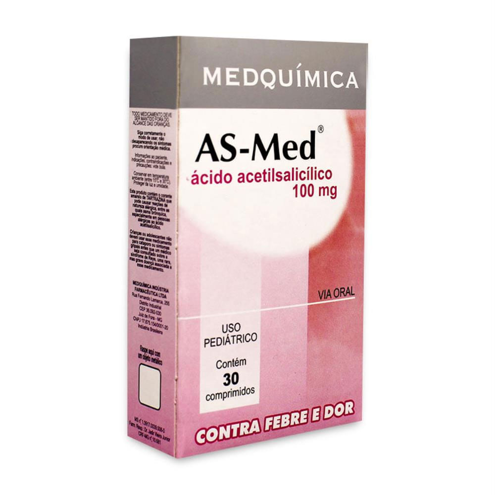 As-Med 100mg 30 comprimidos - Farma 22