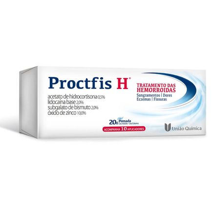 Proctfis H Pomada 20g + 10 Aplicadores - Farma 22