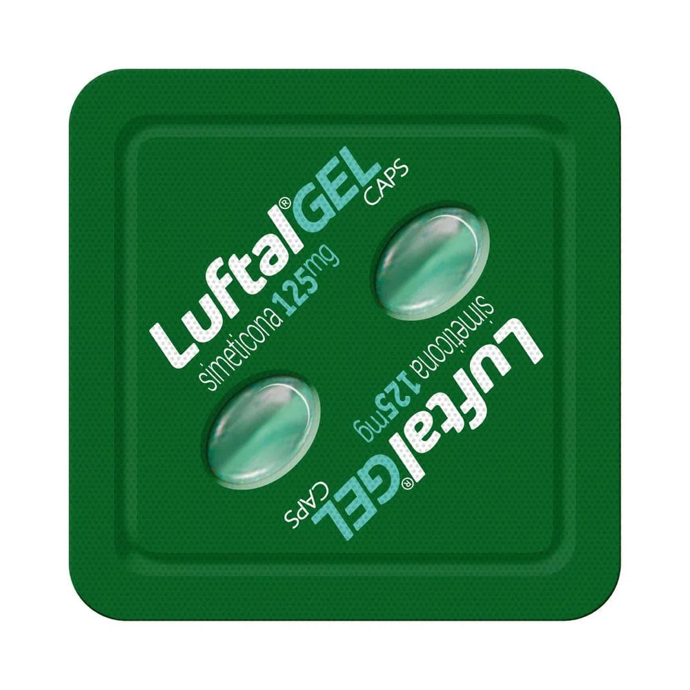 Luftal Gel Caps 125mg 2 cápsulas gelatinosas - Farma 22