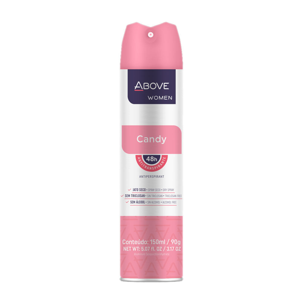 Desodorante Aerossol Above Women Candy 150ml - Farma 22